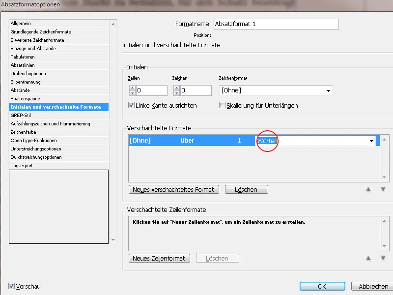 Mit Absatzformaten in Adobe InDesign arbeiten