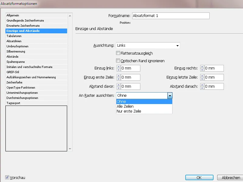 Mit Absatzformaten in Adobe InDesign arbeiten