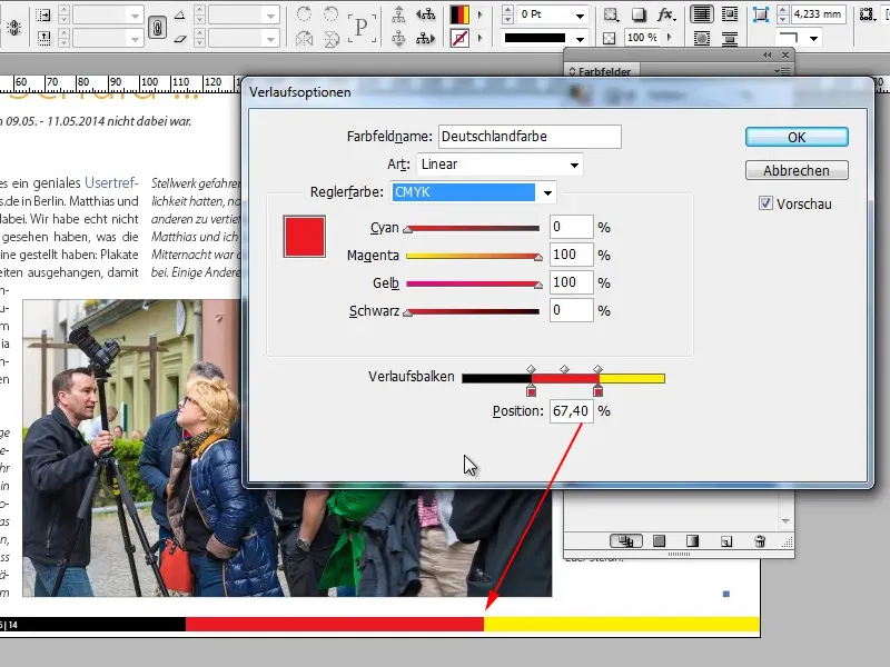 Adobe InDesign: Viel Arbeit sparen mit Verläufen