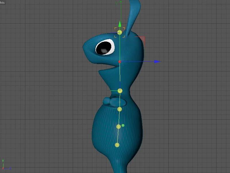 C4D Release 13 - Rigging eines Aliens mit Charaktervorlage