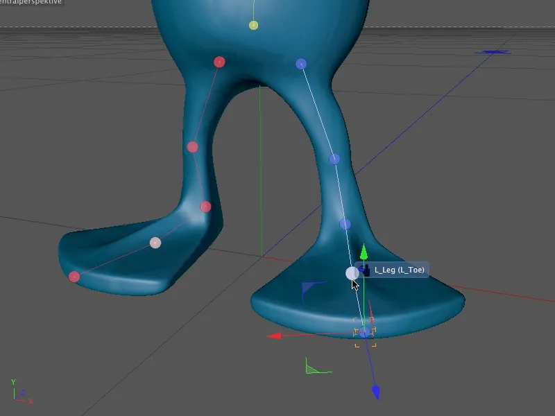 C4D Release 13 - Rigging de un alien con plantilla de personaje