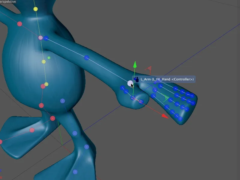 C4D Release 13 - Rigging eines Aliens mit Charaktervorlage