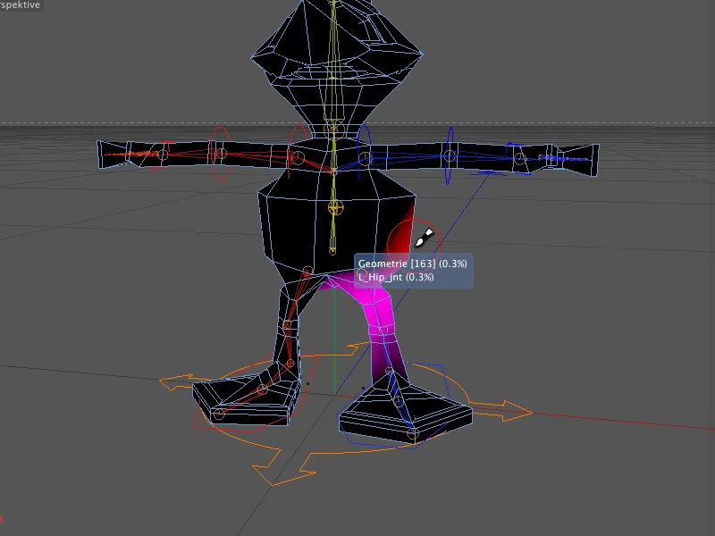 C4D Release 13 - Rigging an alien with character template