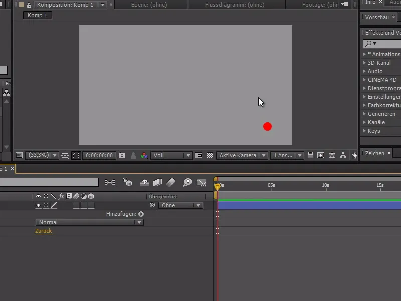 Animation in After Effects: Looping animations