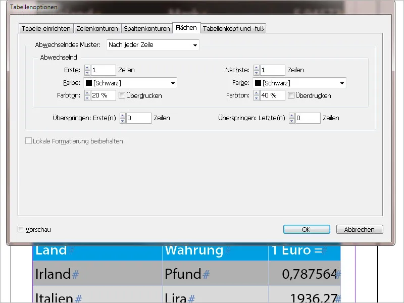 Utiliser des tabulations et des tableaux dans Adobe InDesign