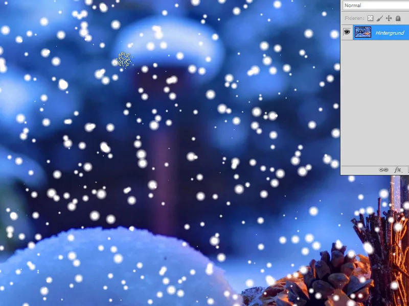 Create snowflakes in Photoshop - 4 tutorials