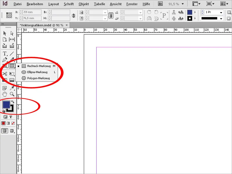 Create vector graphics in Adobe InDesign
