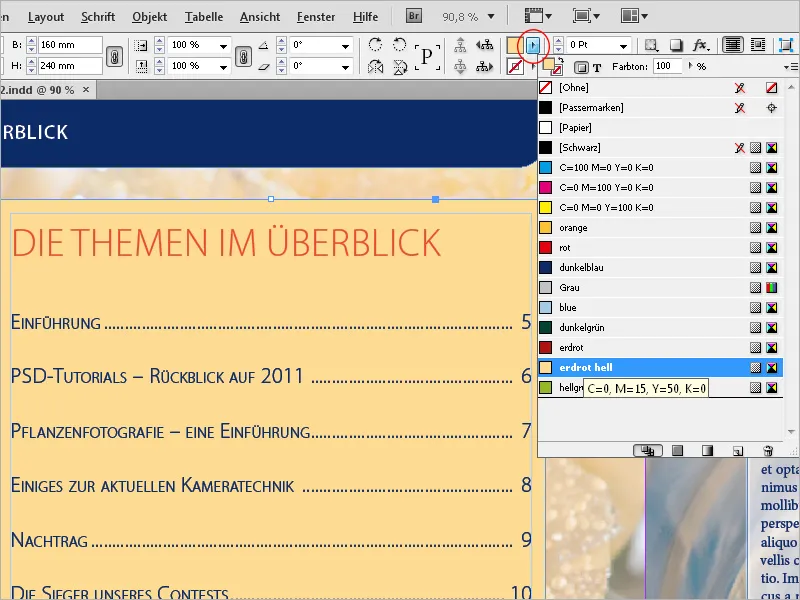 Administrar colores en Adobe InDesign