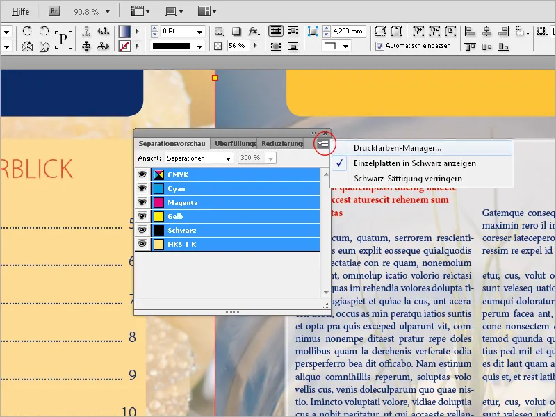 Administrar colores en Adobe InDesign