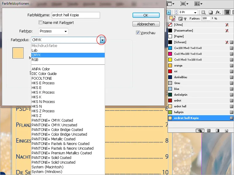 Administrar colores en Adobe InDesign