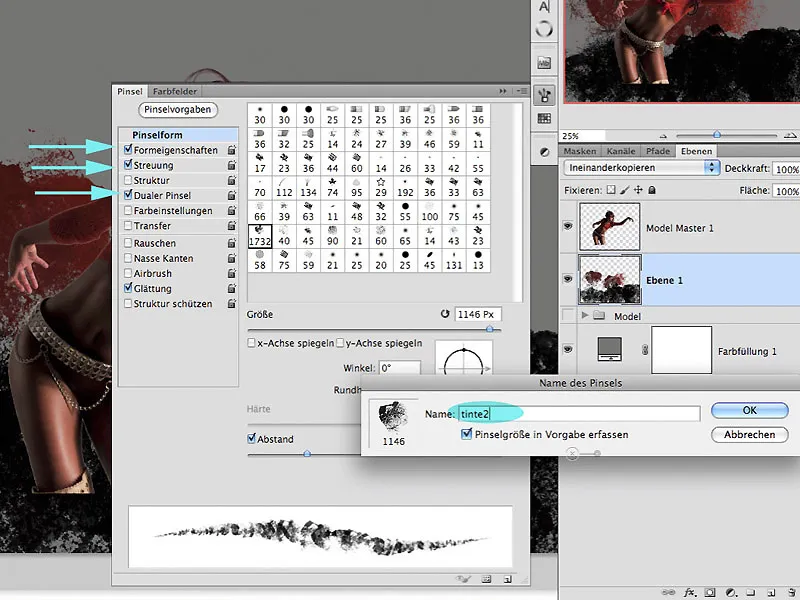 Foto-Composing „LIQUID PERFORMANCE“ – Teil 1 in Photoshop