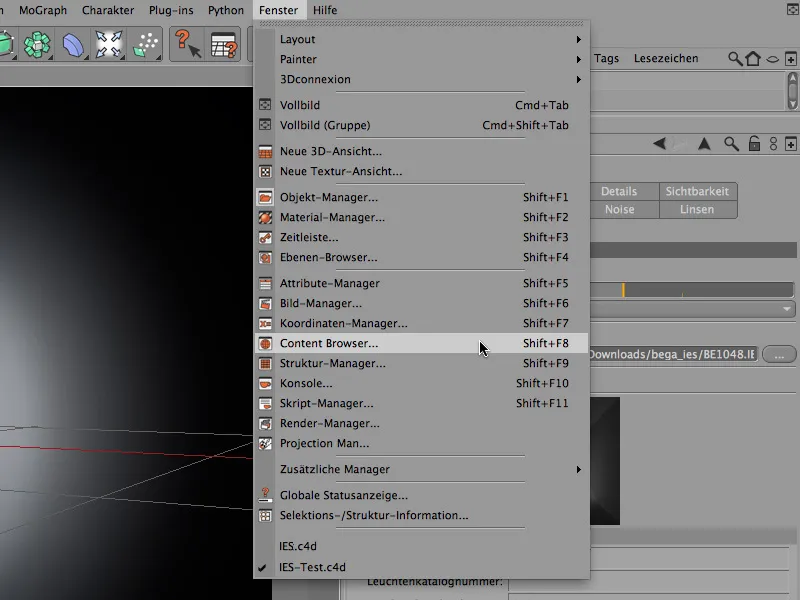 New in Release 12 - IES lights