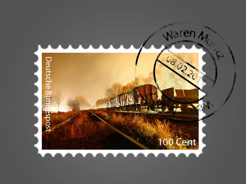 Creating stamps with postmarks - two different approaches Creating stamps with postmarks - two different approaches
