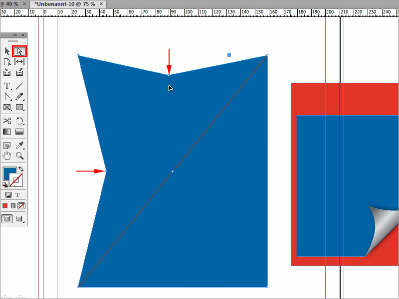 Adobe InDesign: Umblätter- bzw. Ecken-Effekt erstellen