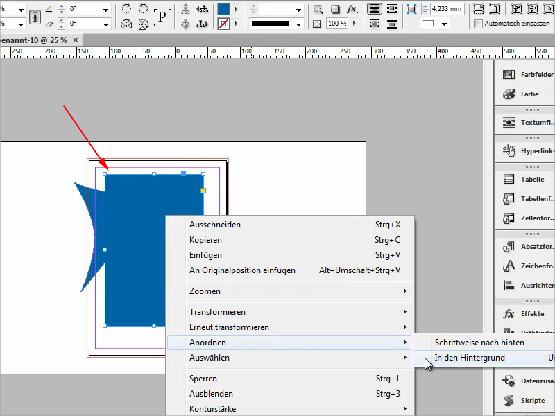 Adobe InDesign: Umblätter- bzw. Ecken-Effekt erstellen