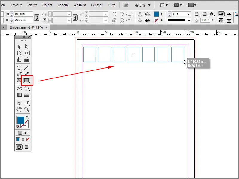 Adobe InDesign: Create interlocking rings