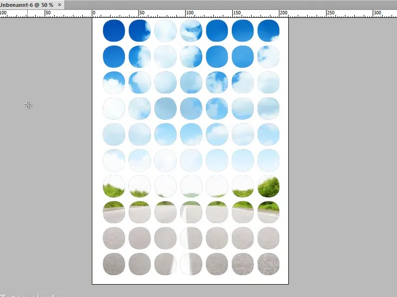 Adobe InDesign: Create interlocking rings