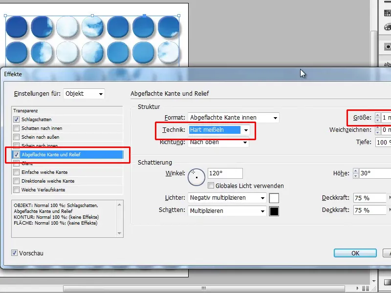 Adobe InDesign: Create interlocking rings