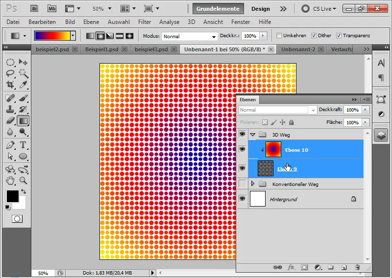 Illustrative Discokugel für Flyer und Wallpaper in Photoshop erstellen