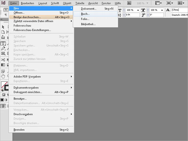 Utilizar la función de libros en Adobe InDesign