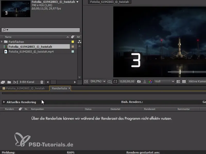 Workflow in After Effects: Rendern im Media Encoder