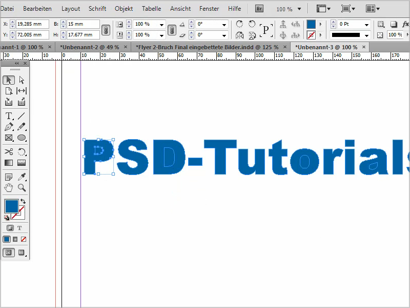 Adobe InDesign: Texte schnell in Pfade umwandeln