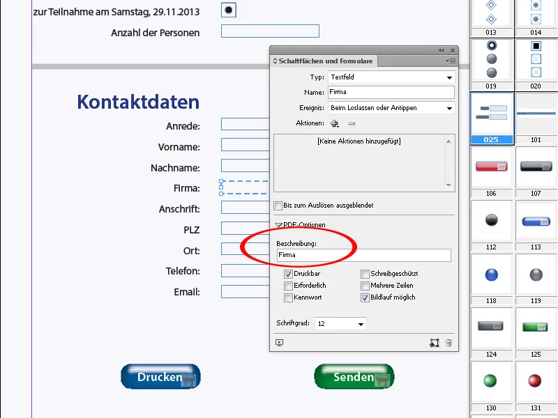Create Interactive Forms In Adobe Indesign