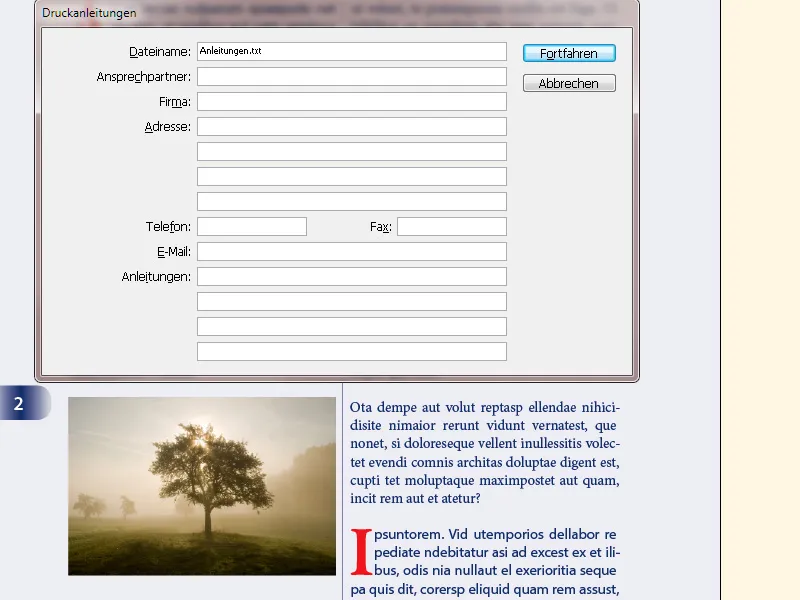 Vérification pré-vol et préparation de documents dans Adobe InDesign