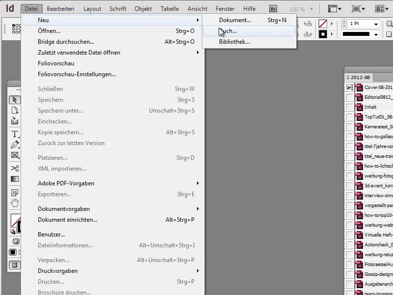 Membuat majalah di Adobe InDesign - "Das Commag" Bagian 01