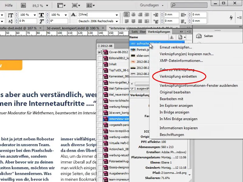 Create magazine in Adobe InDesign - "The Commag" Part 01