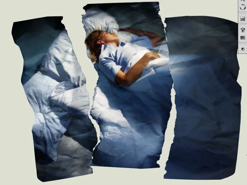 Create an image with depth using crack and fold effects in Photoshop