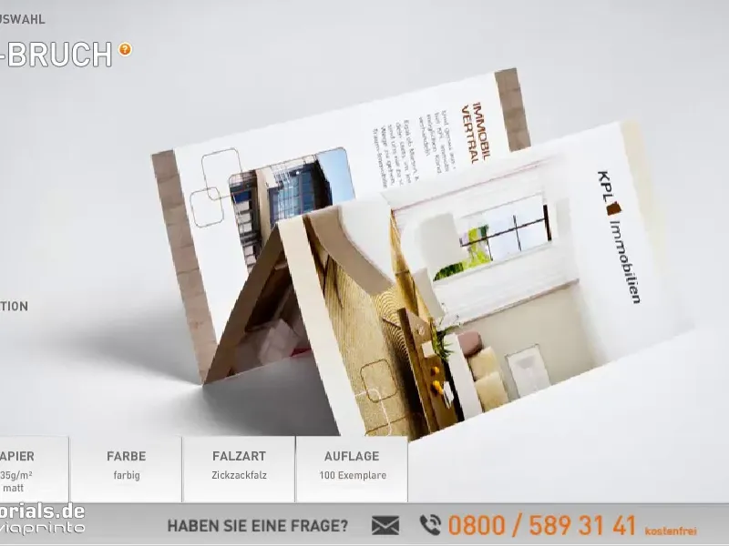 Design and print 2-break flyer