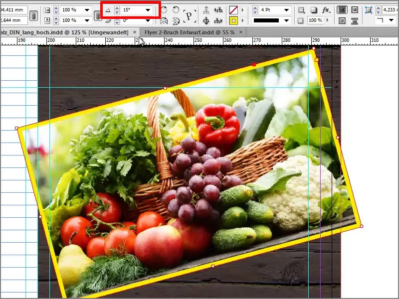 Design and print 2-break flyer