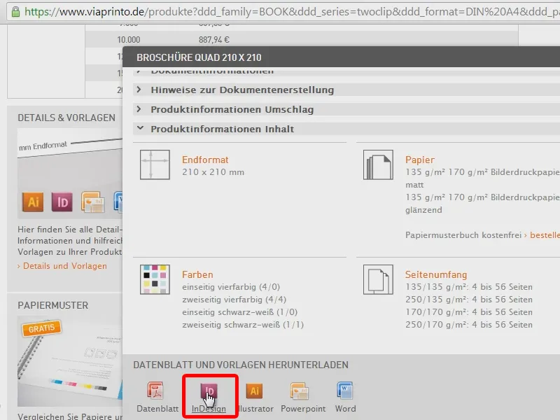 Designing a brochure as a handout in InDesign