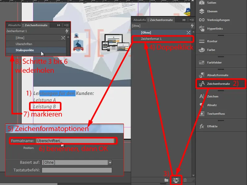 Designing a brochure as a handout in InDesign