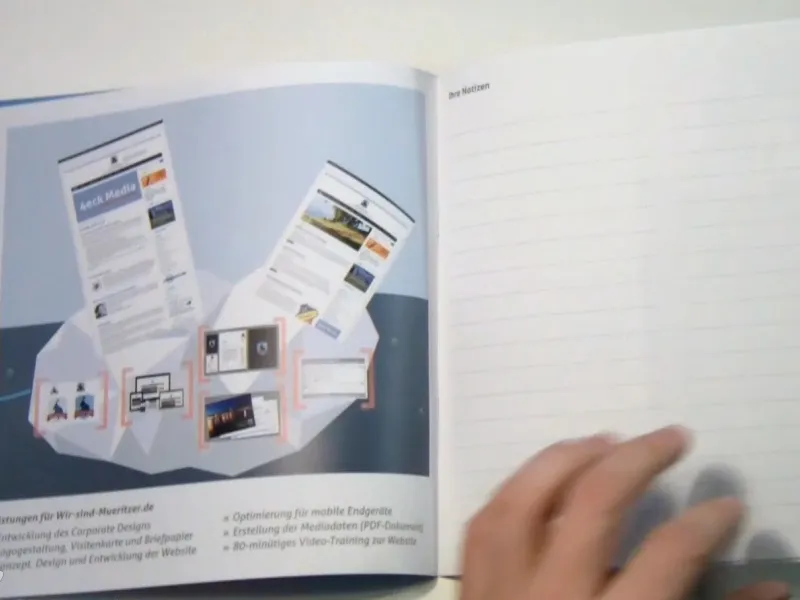 Designing a brochure as a handout in InDesign