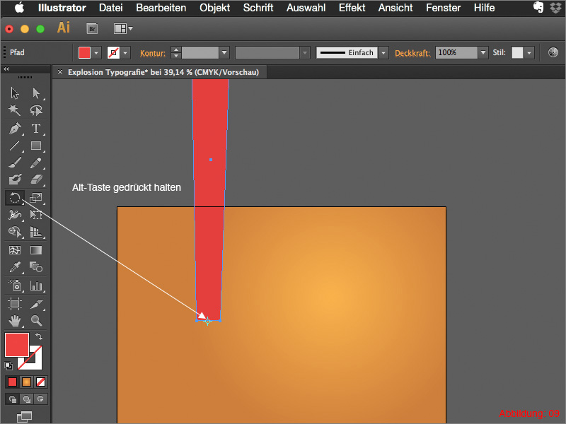 Adobe Illustrator – Explosions-Text