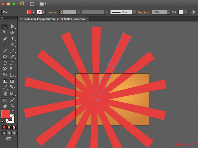 Adobe Illustrator – Explosions-Text